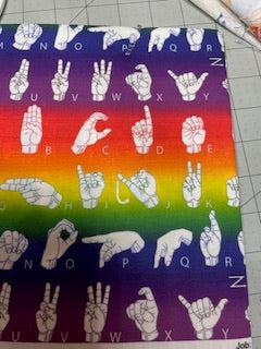 UNCUT_MEDICAL_Sign Language – Scrub Hats by Nana